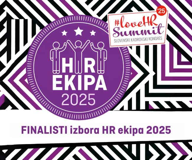 Kdo bo HR ekipa 2025? Spoznajte finaliste letošnjega izbora - HR&M